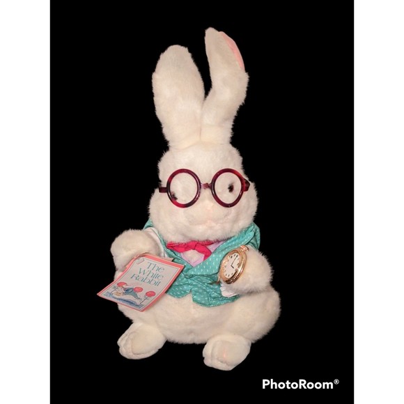 Target | Toys | Vintage Plush White Rabbit Alice Wonderland Watch ...